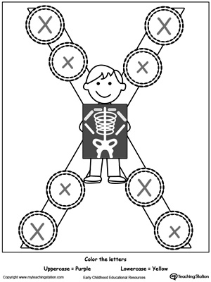 *FREE* Uppercase Letter X Pre-Writing Practice Worksheet ...