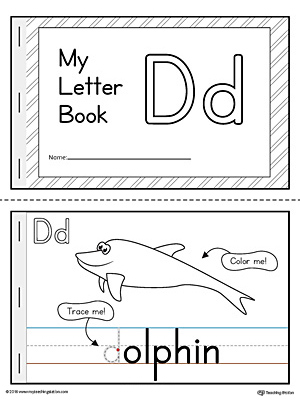 Letter D Mini Book Printable | MyTeachingStation.com