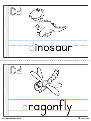 Letter D Mini Book Printable | MyTeachingStation.com