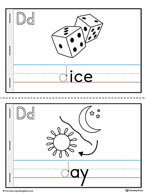 Letter D Mini Book Printable | MyTeachingStation.com