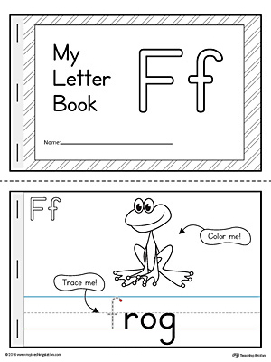 Letter F Mini Book Printable | MyTeachingStation.com
