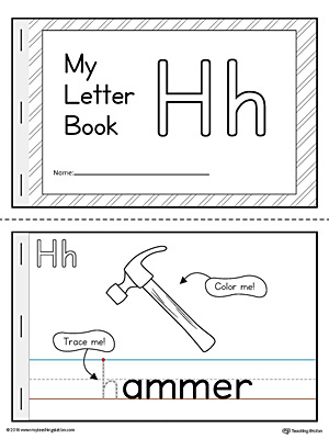 Letter H Mini Book Printable | MyTeachingStation.com