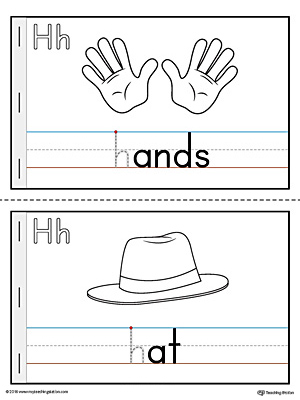 Letter H Mini Book Printable | MyTeachingStation.com