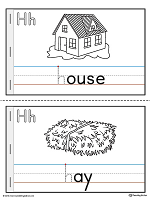 Letter H Mini Book Printable | MyTeachingStation.com