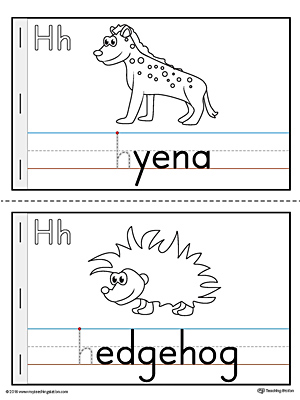 Letter H Mini Book Printable | MyTeachingStation.com