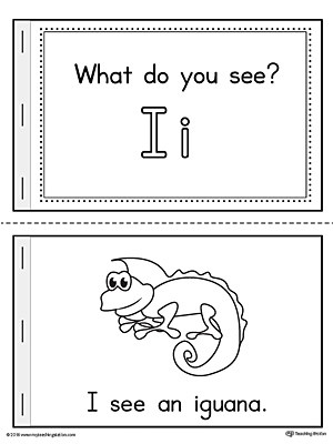 Short Letter I Words Printable Mini Book | MyTeachingStation.com