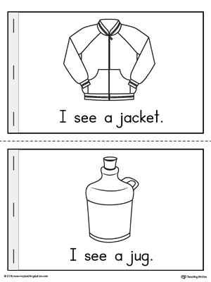 Letter J Words Printable Mini Book | MyTeachingStation.com