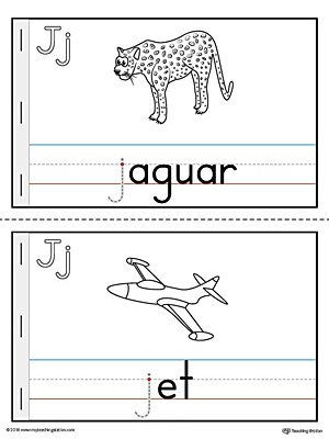 Letter J Mini Book Printable | MyTeachingStation.com