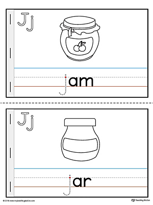 Letter J Mini Book Printable | MyTeachingStation.com