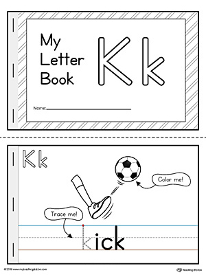 Letter K Mini Book Printable | MyTeachingStation.com