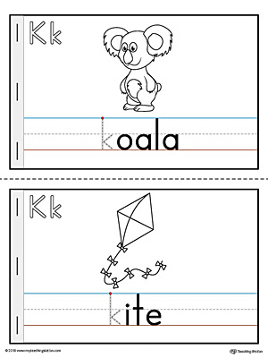Letter K Mini Book Printable | MyTeachingStation.com