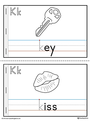 Letter K Mini Book Printable | MyTeachingStation.com