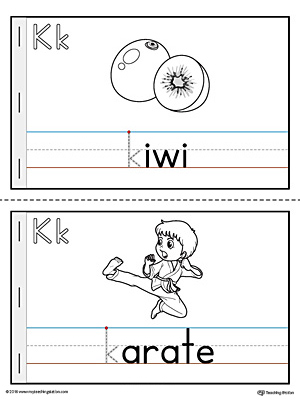 Letter K Mini Book Printable | MyTeachingStation.com
