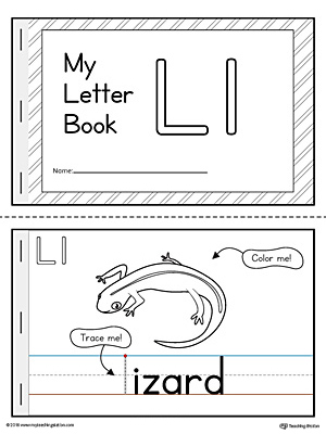 Letter L Mini Book Printable | MyTeachingStation.com
