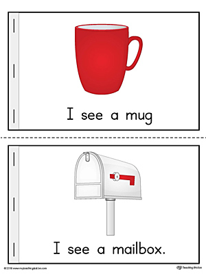 Letter M Words Printable Mini Book (Color) | MyTeachingStation.com