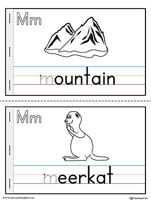 Letter M Mini Book Printable | MyTeachingStation.com