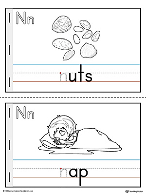 Letter N Mini Book Printable | MyTeachingStation.com