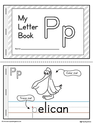 Letter P Mini Book Printable | MyTeachingStation.com