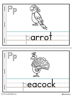 Letter P Mini Book Printable | MyTeachingStation.com