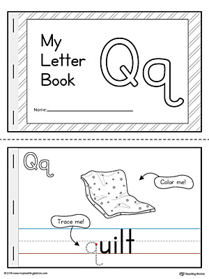 Letter Q Mini Book Printable | MyTeachingStation.com
