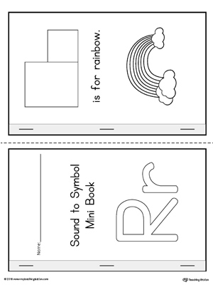 Letter R Cut and Paste Printable Mini Book | MyTeachingStation.com