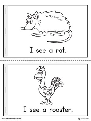 Letter R Words Printable Mini Book | MyTeachingStation.com