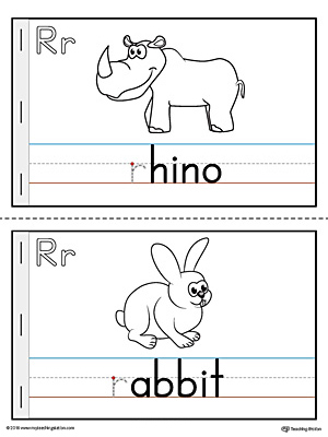 Letter R Mini Book Printable | MyTeachingStation.com