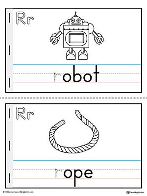 Letter R Mini Book Printable | MyTeachingStation.com