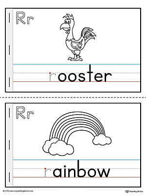 Letter R Mini Book Printable | MyTeachingStation.com