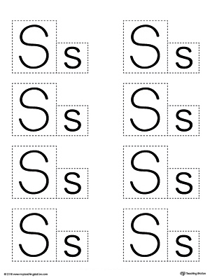 Letter S Cut-And-Paste Printable Mini Book (Color) | MyTeachingStation.com