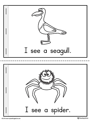 Letter S Words Printable Mini Book | MyTeachingStation.com