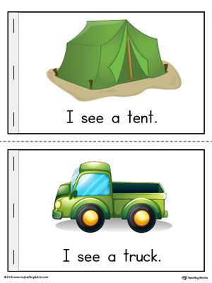 Letter T Words Printable Mini Book | MyTeachingStation.com