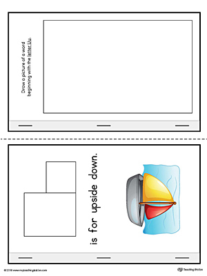 Letter U Cut-And-Paste Printable Mini Book (Color) | MyTeachingStation.com