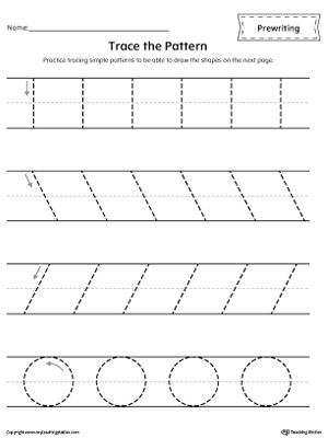 *FREE* Pre-Writing Line Tracing Workbook | MyTeachingStation.com