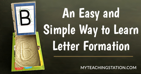 An Easy and Simple Way to Learn Letter Formation | MyTeachingStation.com